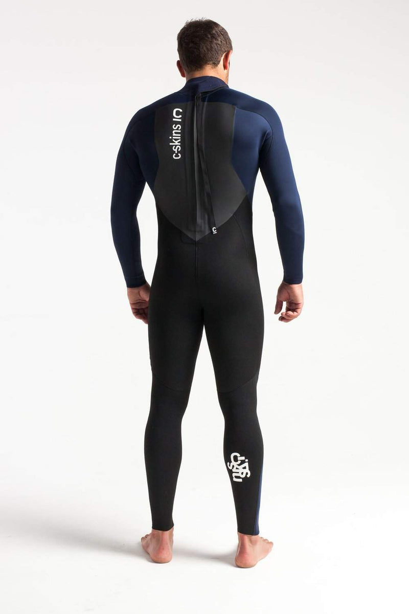 C Skins Legend 3/2 Back Zip Wetsuit Navy – Second Skin Surfshop